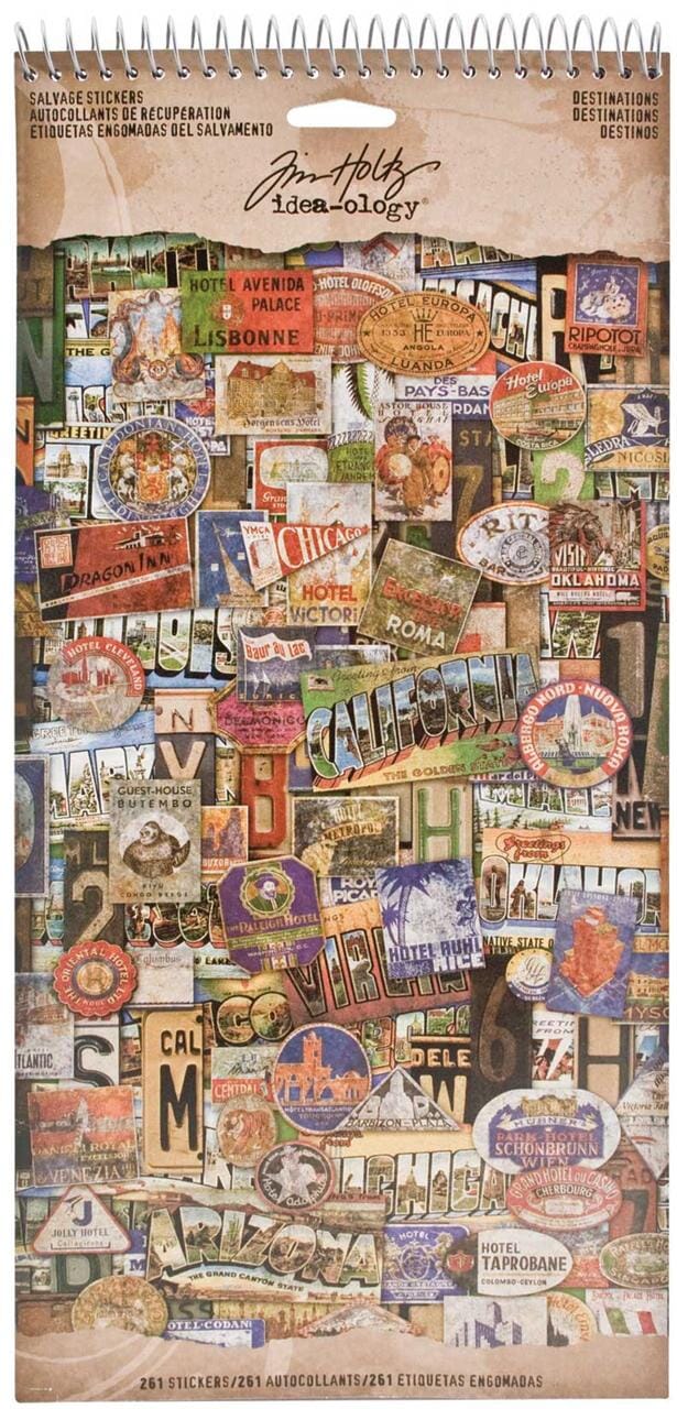 Salvage Stickers, Destinations - HOBBYLAGERET