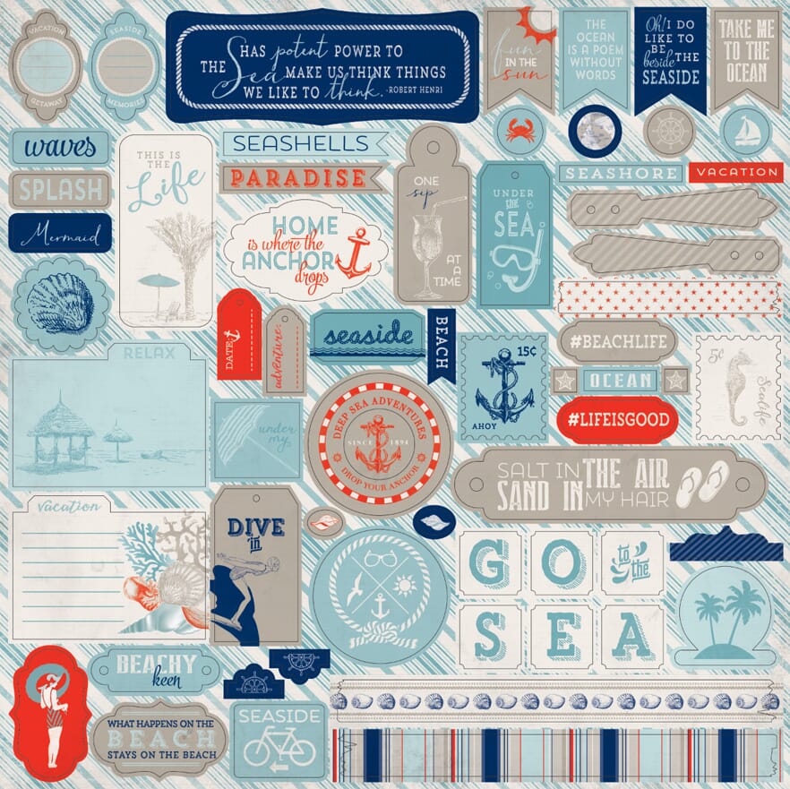 Seaside - 12x12 Details - HOBBYLAGERET