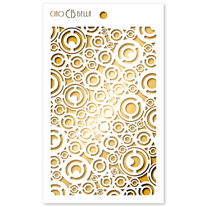 Texture Stencil 5x8 Washers - HOBBYLAGERET