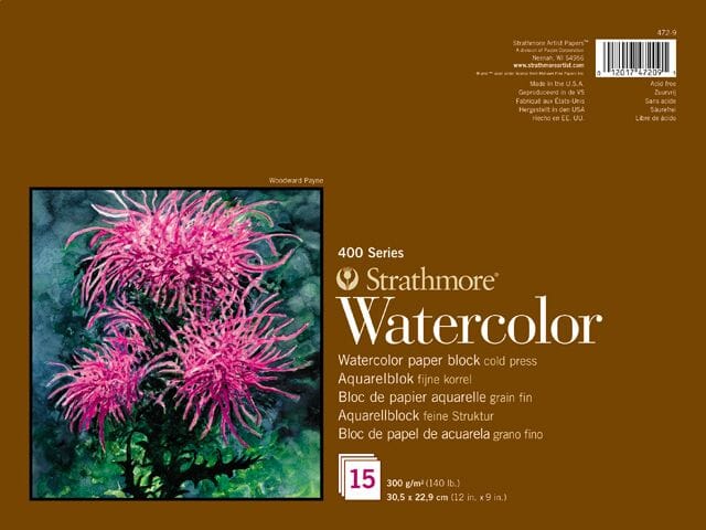 Strathmore Watercolor Paper Block (472-9) - HOBBYLAGERET