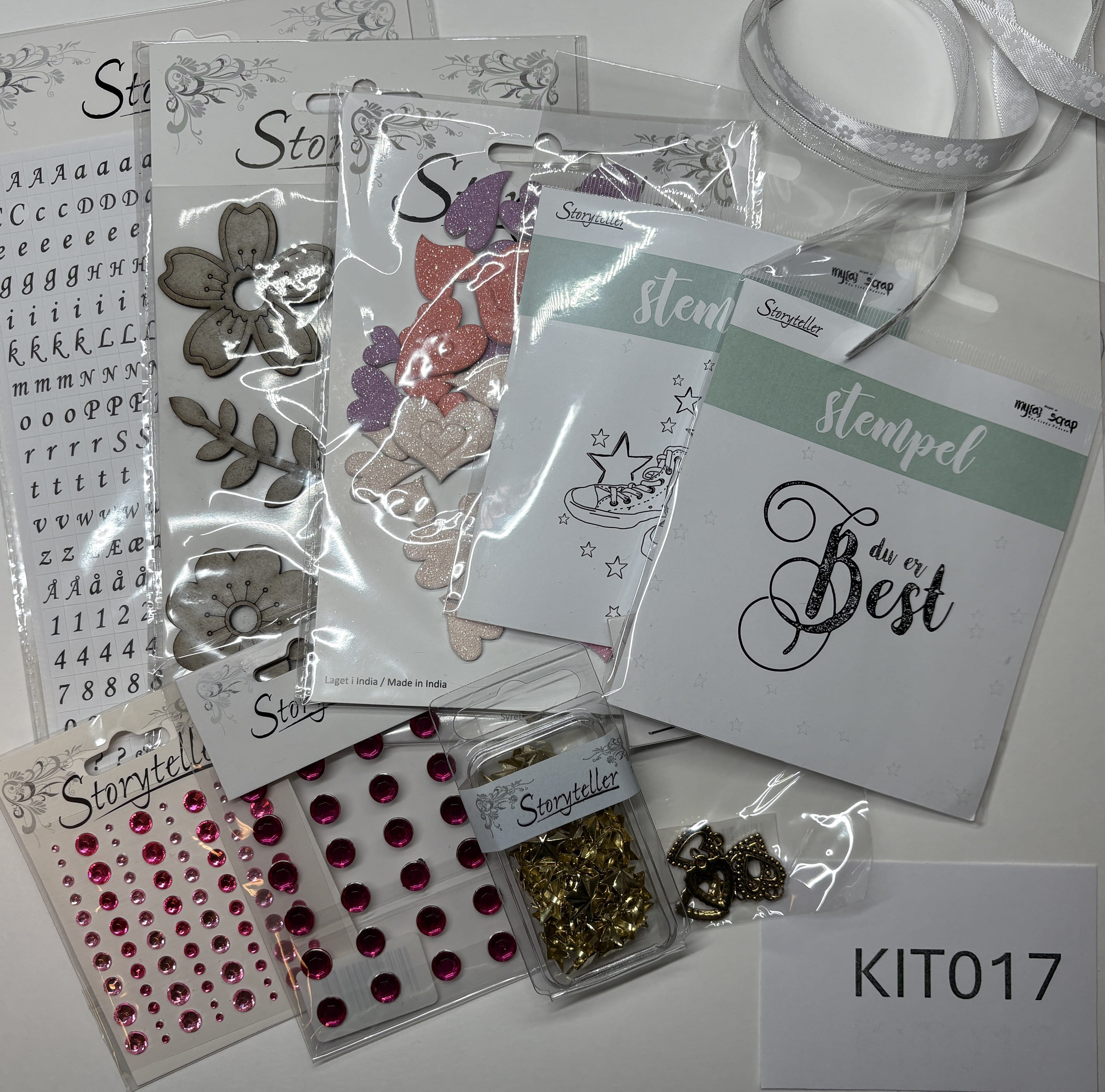 Hobbylagerets kit - Storytellerpynt konfirmasjon 4 - HOBBYLAGERET