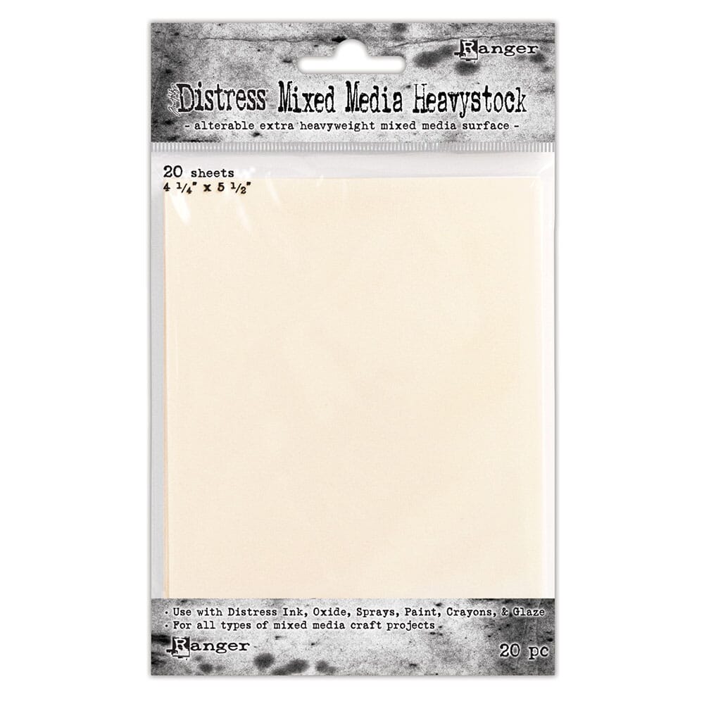 Distress Media Heavystock, 4.25 x 5.5 (20 Pack) - HOBBYLAGERET