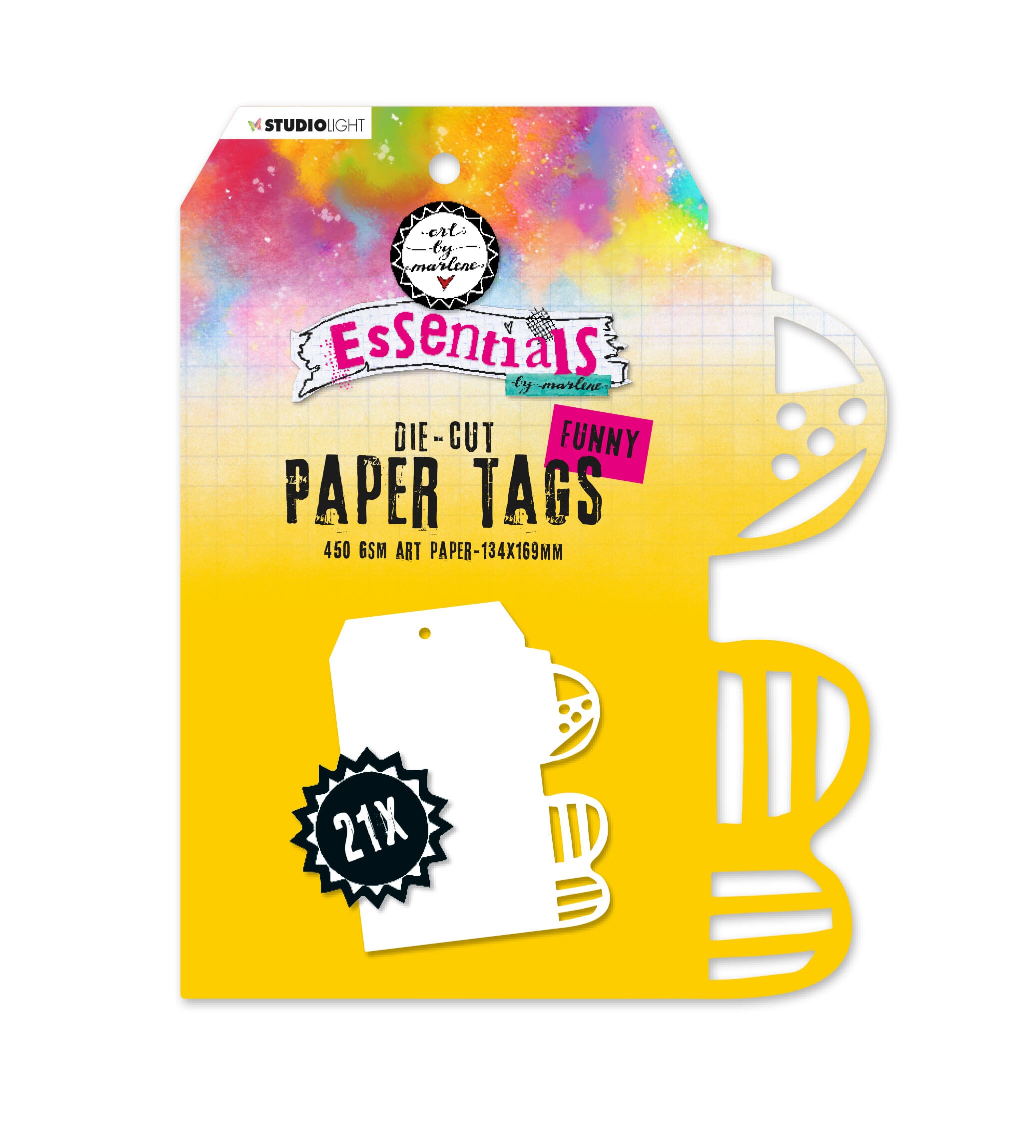 ABM Paper pad Die-cut Paper Tags Funny - HOBBYLAGERET