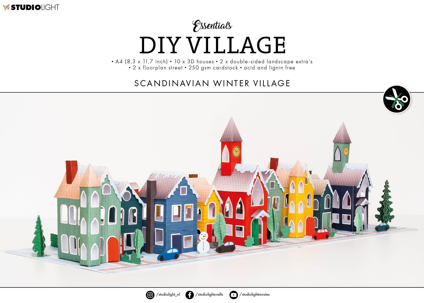 SL DIY Village Scandinavian winter Essentials 294x210x9mm 12 - HOBBYLAGERET