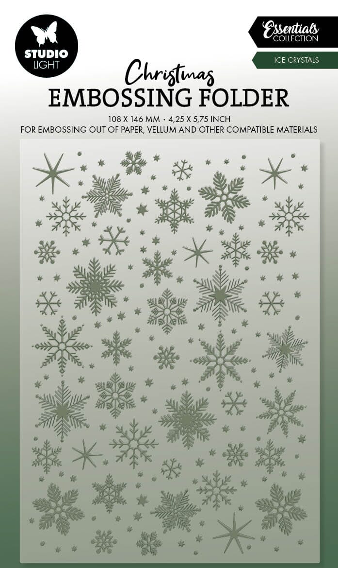 SL Embossing FolderIce crystals Essentials - HOBBYLAGERET