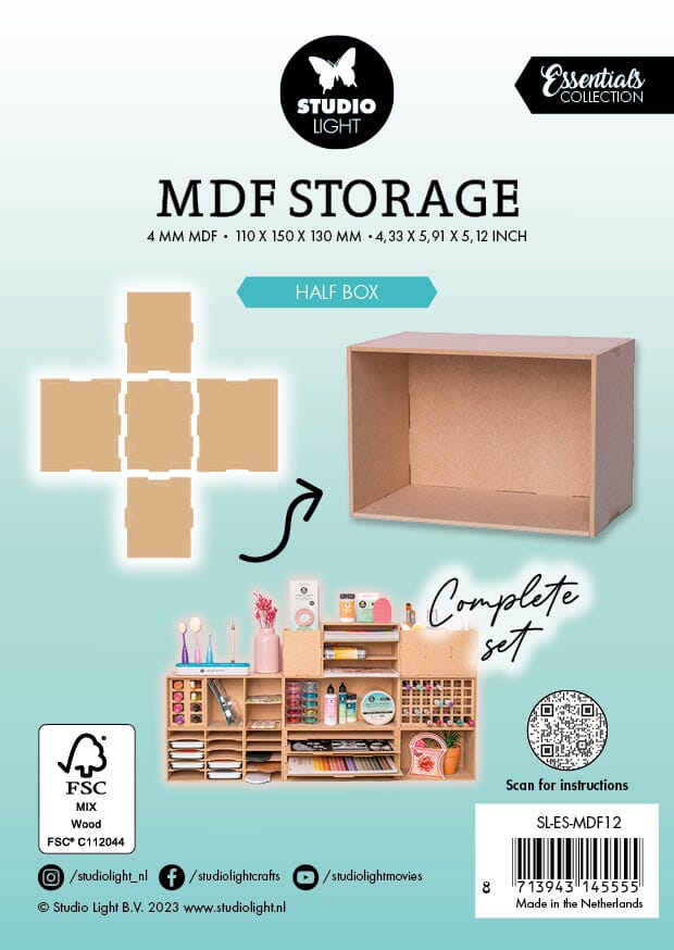 SL MDF Storage Half Box Essentials Tools 150x - HOBBYLAGERET