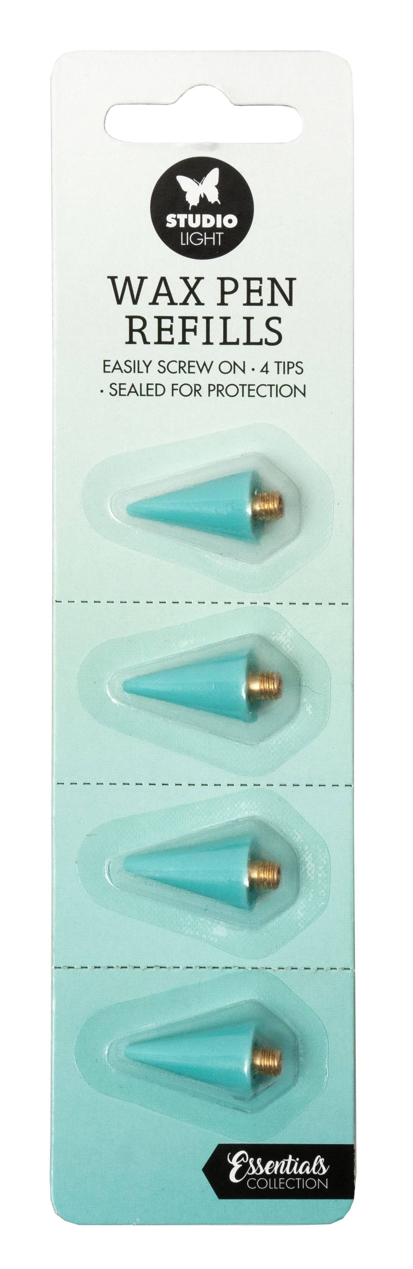 SL Wax pen Replacement tips Essential Tools 23x10x10mm 4 PC - HOBBYLAGERET