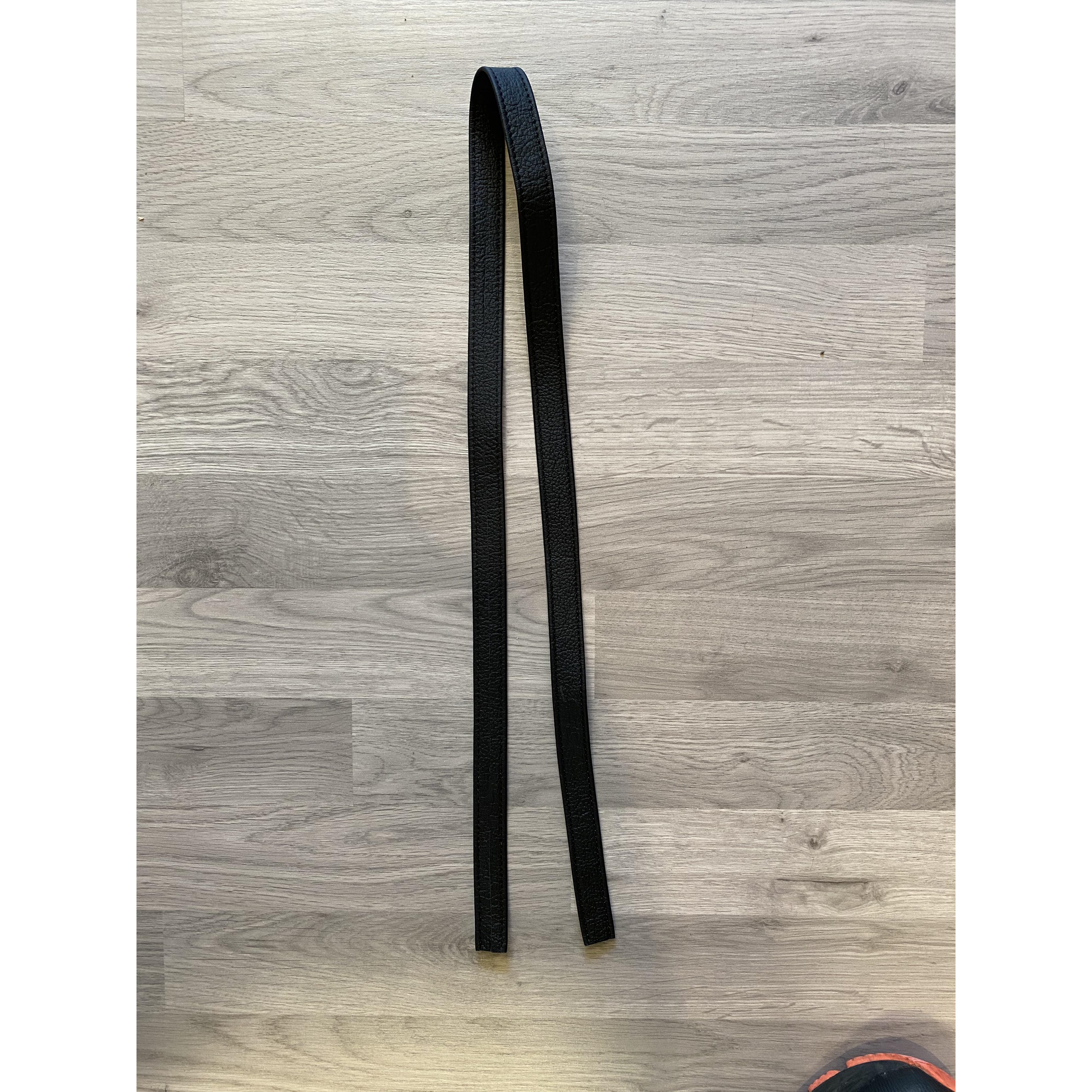 Leather handle no. 2 col. Black - HOBBYLAGERET